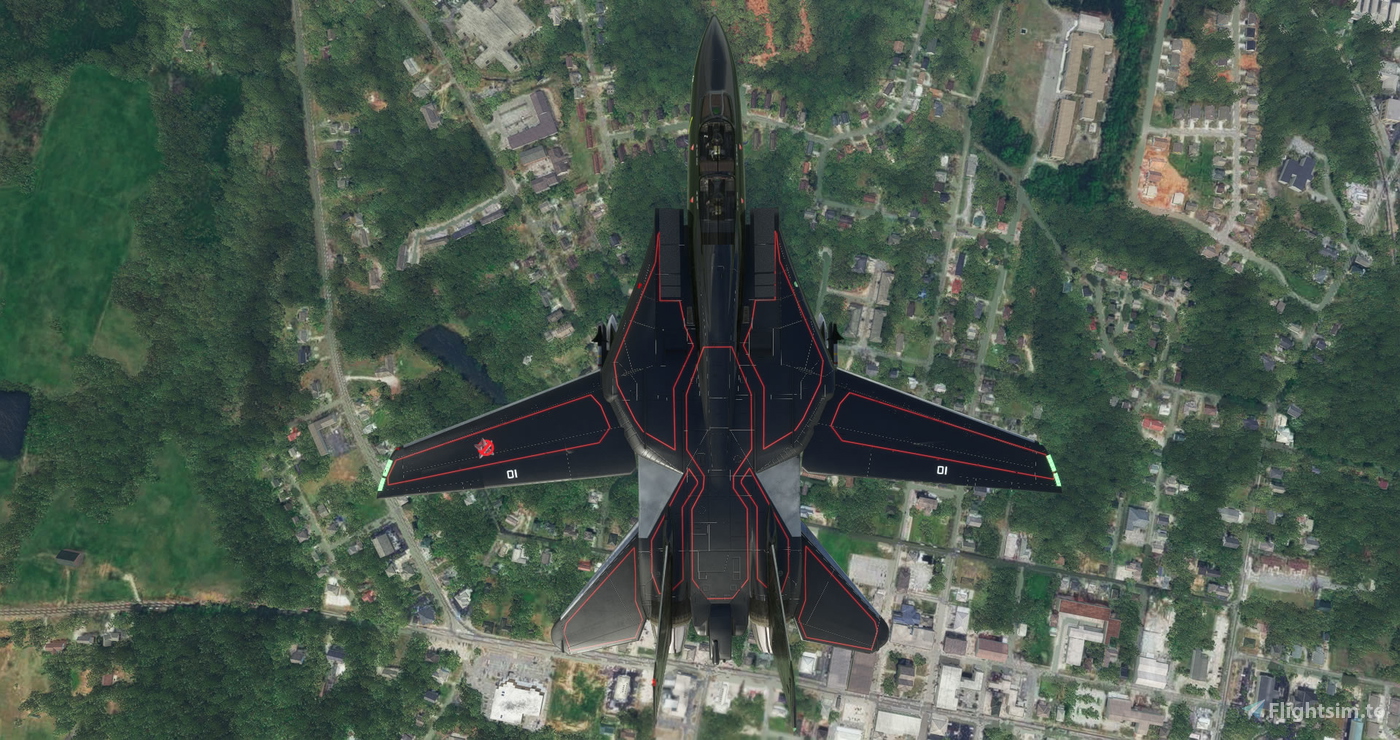 Stranger Things Paint Schemes for DC Designs F-14 のために Microsoft Flight Simulator | MSFS