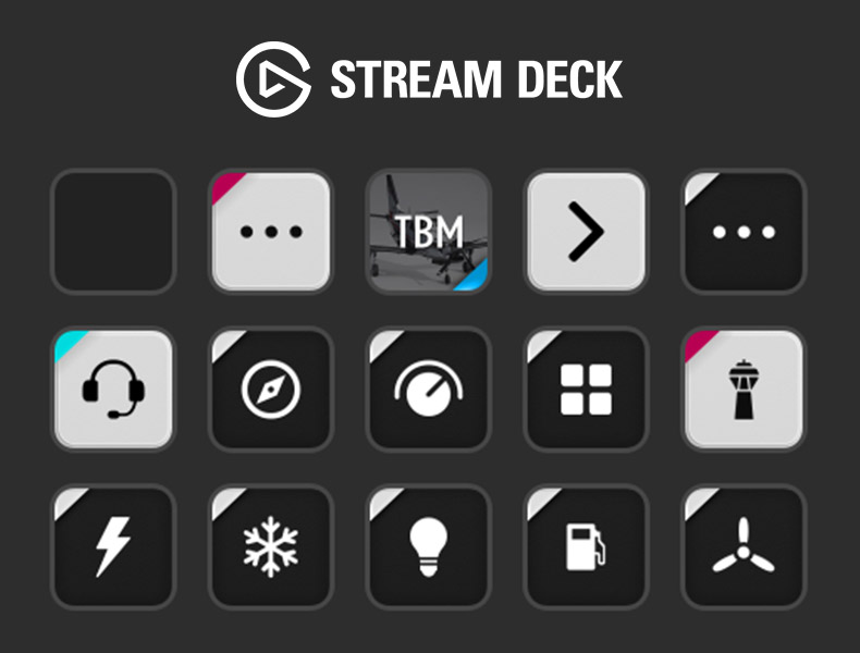 Stream Deck 15-Button AAO Profile for Daher TBM 930 - Miscellaneous for ...
