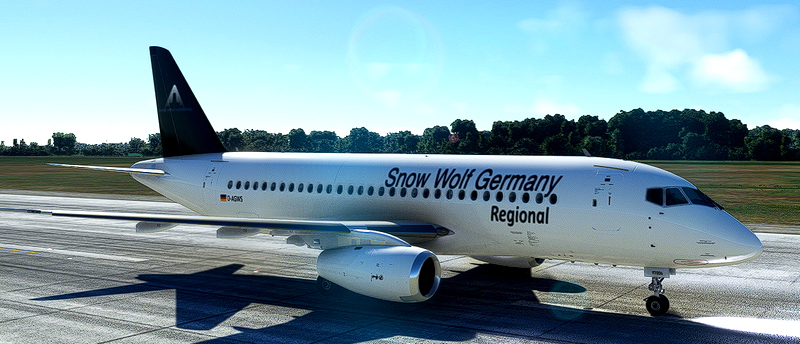 SU95X Headwind Simulations Snow Wolf Germnay for Microsoft Flight Simulator | MSFS