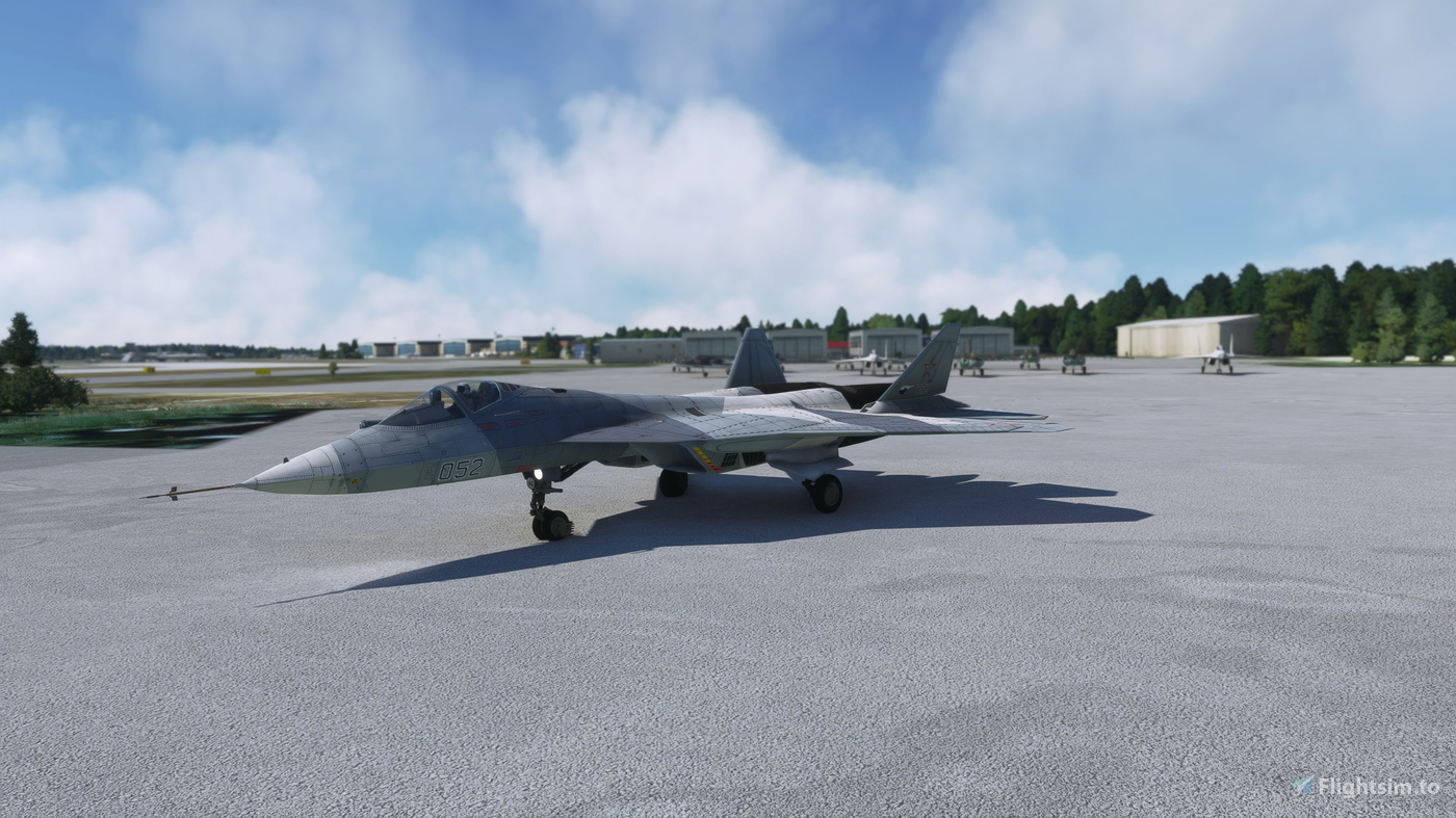 Sukhoi Su-57 prototype T-50 for Microsoft Flight Simulator | MSFS