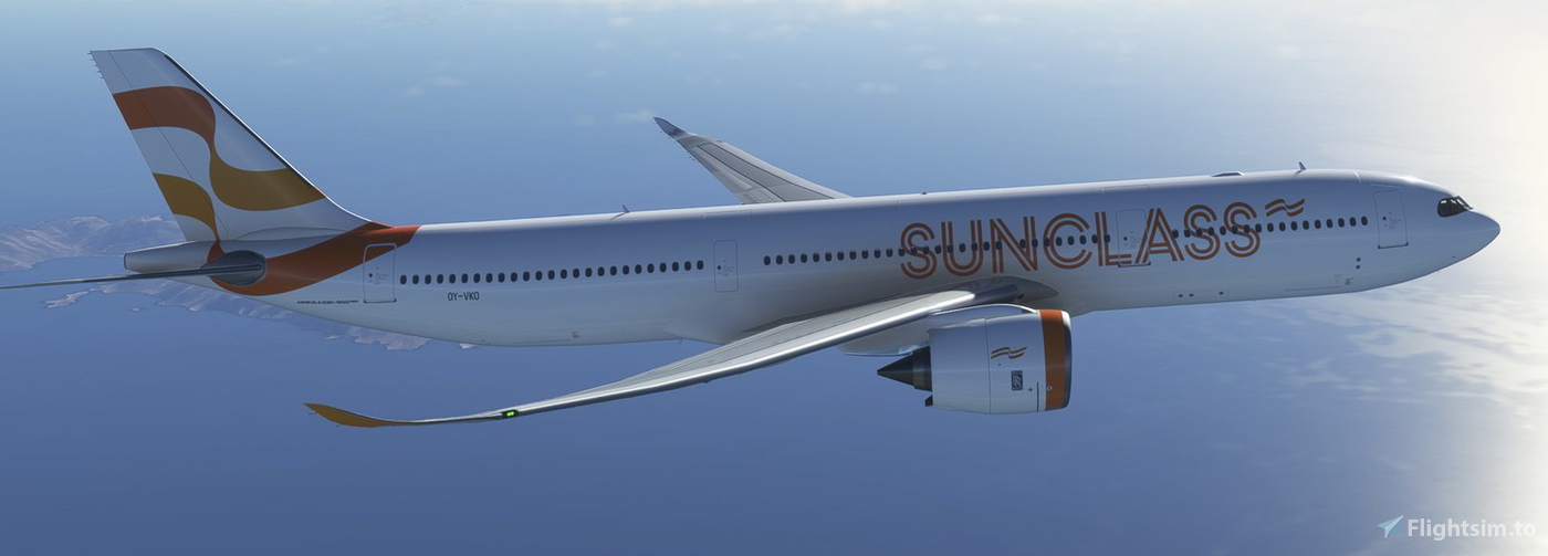 SUNCLASS AIRLINES OY-VKO 8K for Microsoft Flight Simulator | MSFS