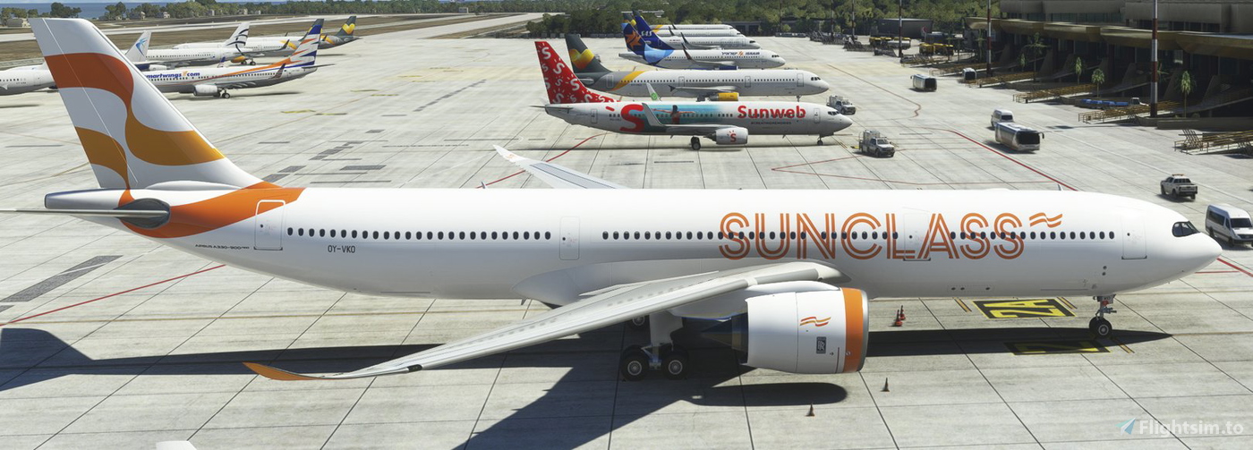 SUNCLASS AIRLINES OY-VKO 8K for Microsoft Flight Simulator | MSFS