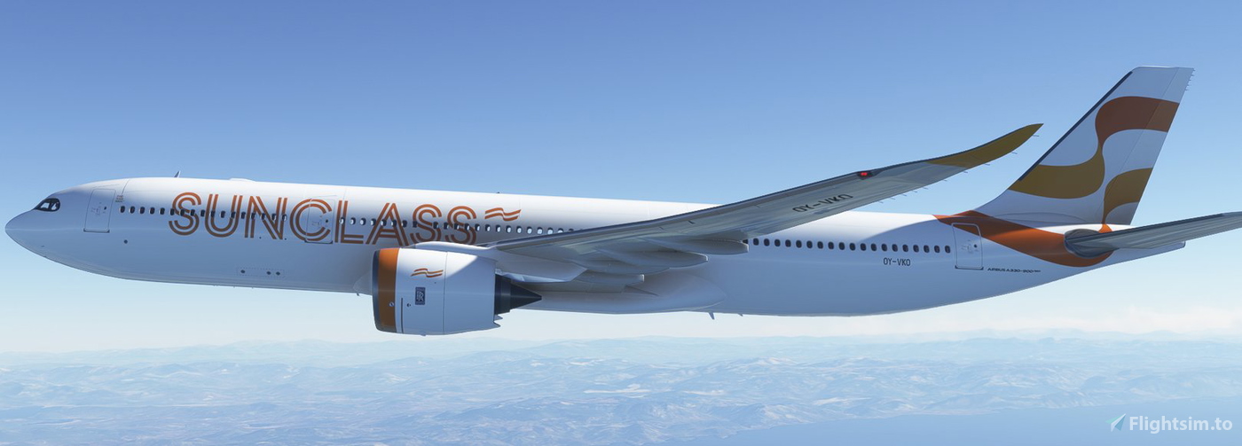 SUNCLASS AIRLINES OY-VKO 8K for Microsoft Flight Simulator | MSFS