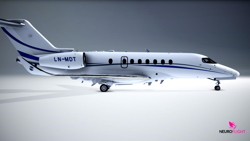 Sundt Air livery for Asobo Citation Longitude [8K] for Microsoft Flight ...
