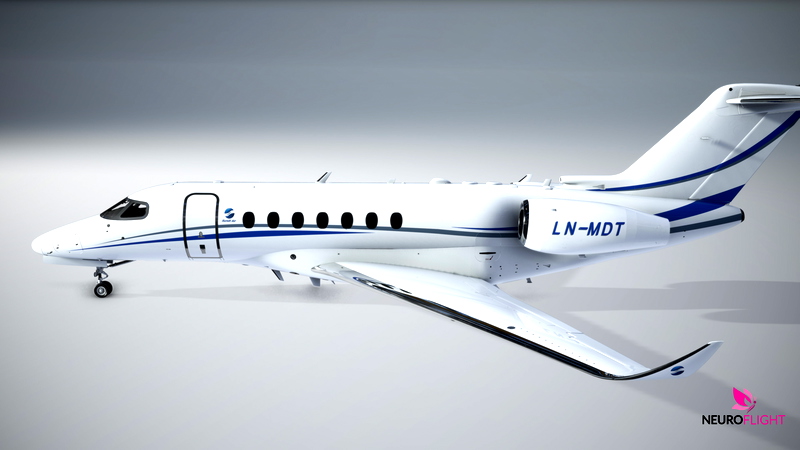Sundt Air livery for Asobo Citation Longitude [8K] for Microsoft Flight ...