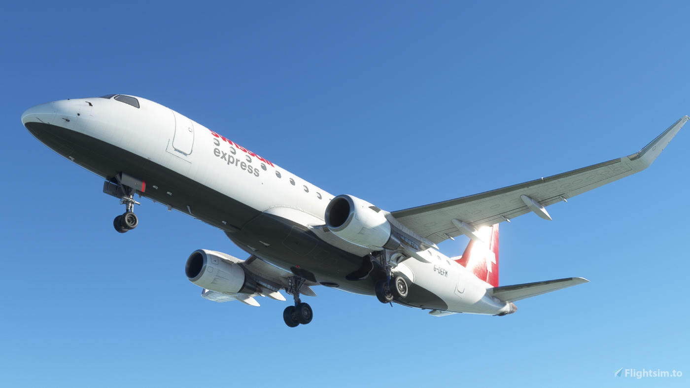 Swissair Express Long Winglets Fictional - FSS E175 for Microsoft ...