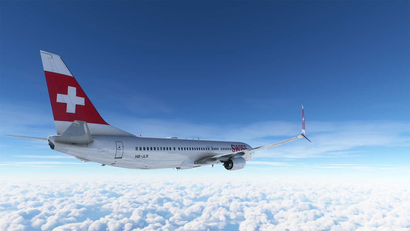 Swiss PMDG 737-900ER Scimitar Livery för Microsoft Flight Simulator | MSFS