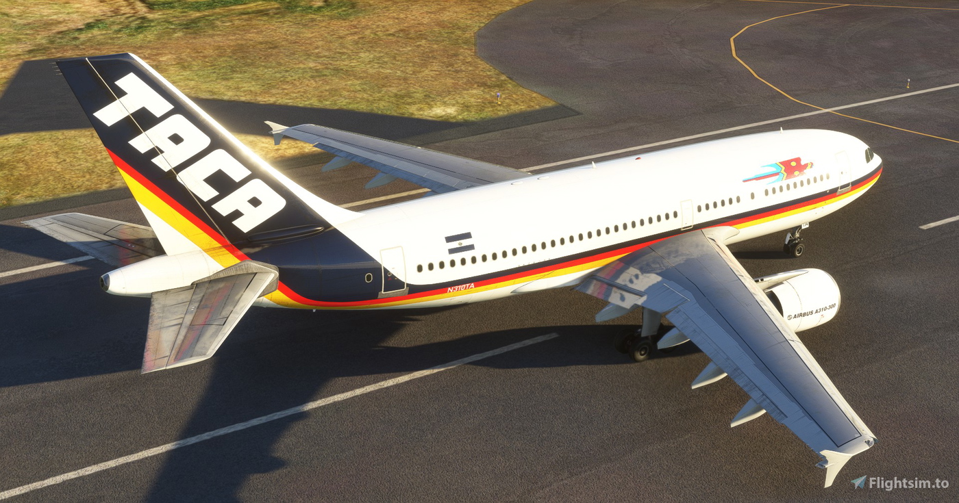 TACA "1966 livery" IniBuilds A310-300 for Microsoft Flight Simulator | MSFS