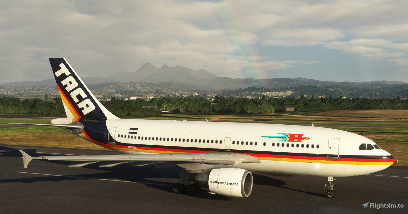 TACA "1966 livery" IniBuilds A310-300 对于 Microsoft Flight Simulator | MSFS