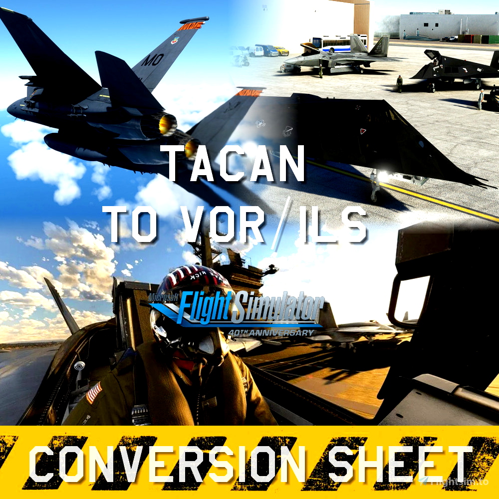 TACAN conversion sheet for VOR/ILS a oldalon. Microsoft Flight ...