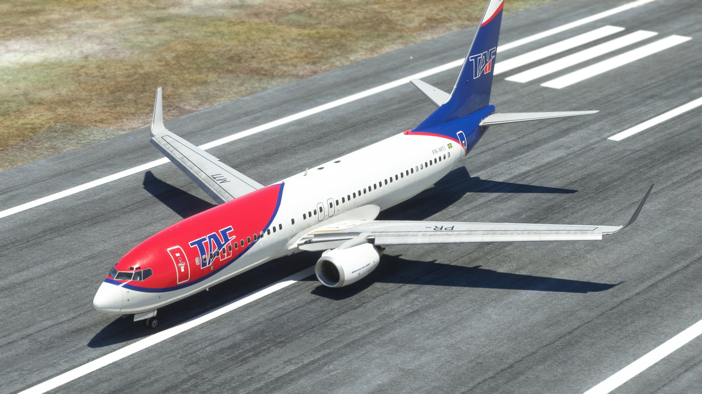 TAF 737-800 PR-MTI PMDG for Microsoft Flight Simulator | MSFS