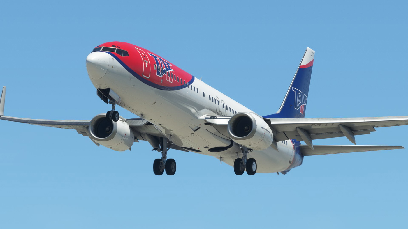TAF 737-800 PR-MTI PMDG for Microsoft Flight Simulator | MSFS