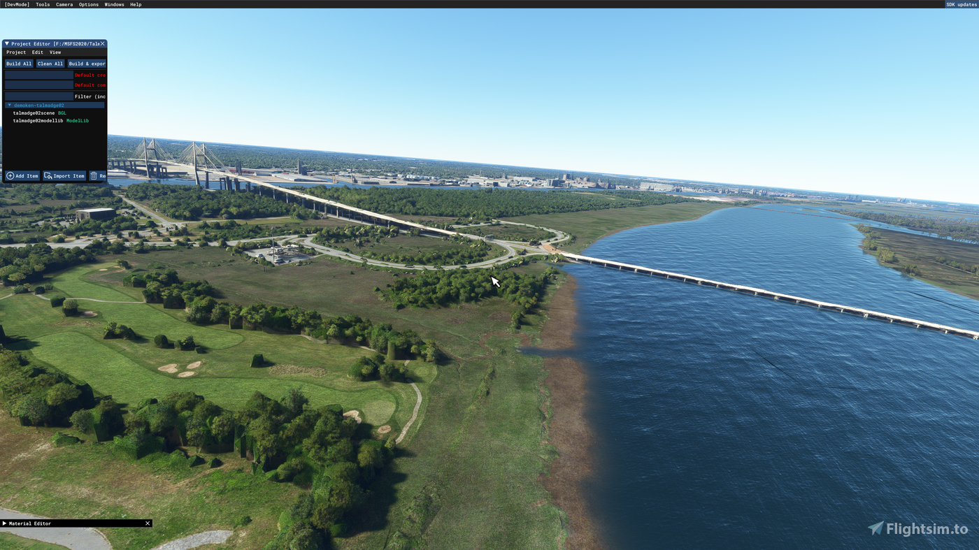 Talmadge Memorial Bridge / Savannah bridge for Microsoft Flight ...