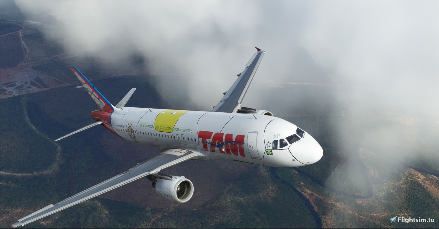 TAM (2010 World Cup) | PR-MAP | Fenix A320 | 8K for Microsoft Flight ...