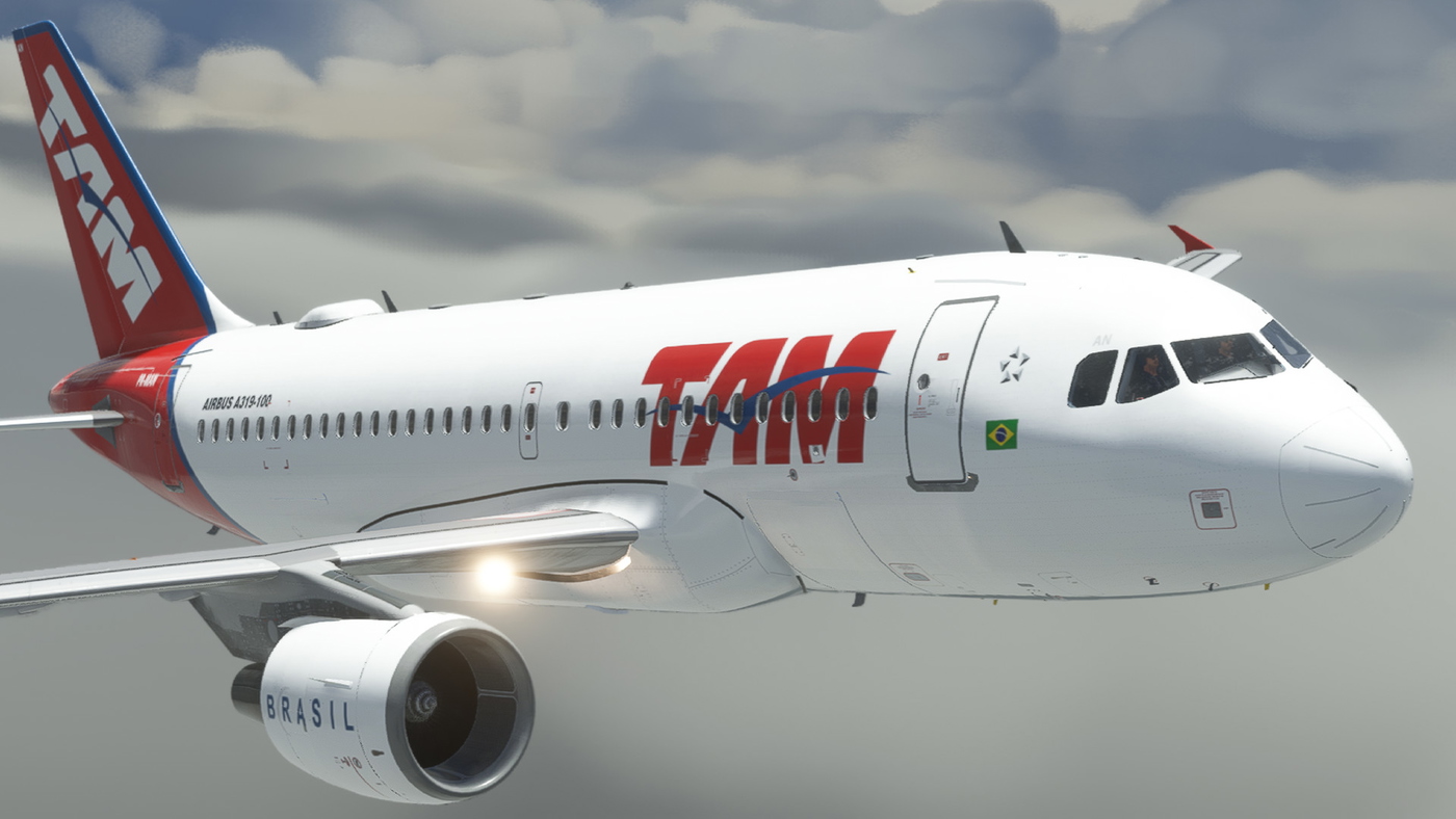 TAM A319CEO 8K PR-MAN for Microsoft Flight Simulator | MSFS