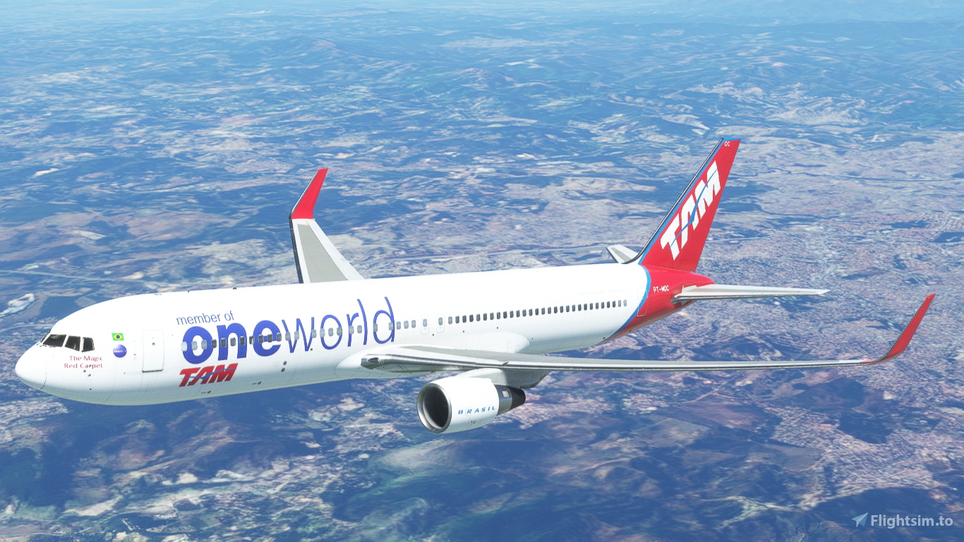 TAM Linhas Aéreas "oneworld" PT-MOC for Microsoft Flight Simulator | MSFS