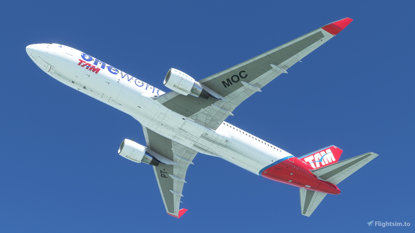 TAM Linhas Aéreas "oneworld" PT-MOC for Microsoft Flight Simulator | MSFS