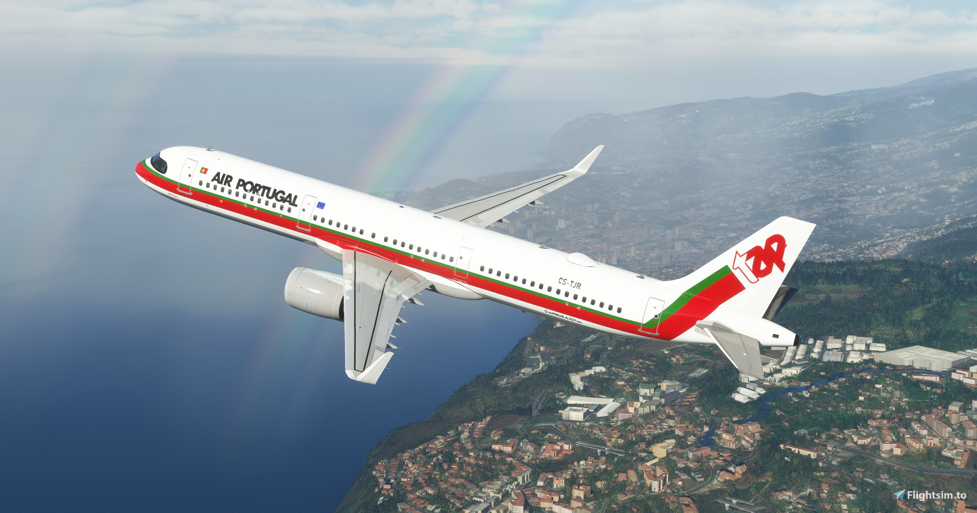 TAP Air Portugal "1979 livery" "CS-TJR" LatinVFR A321 Neo leap - MSFS ...