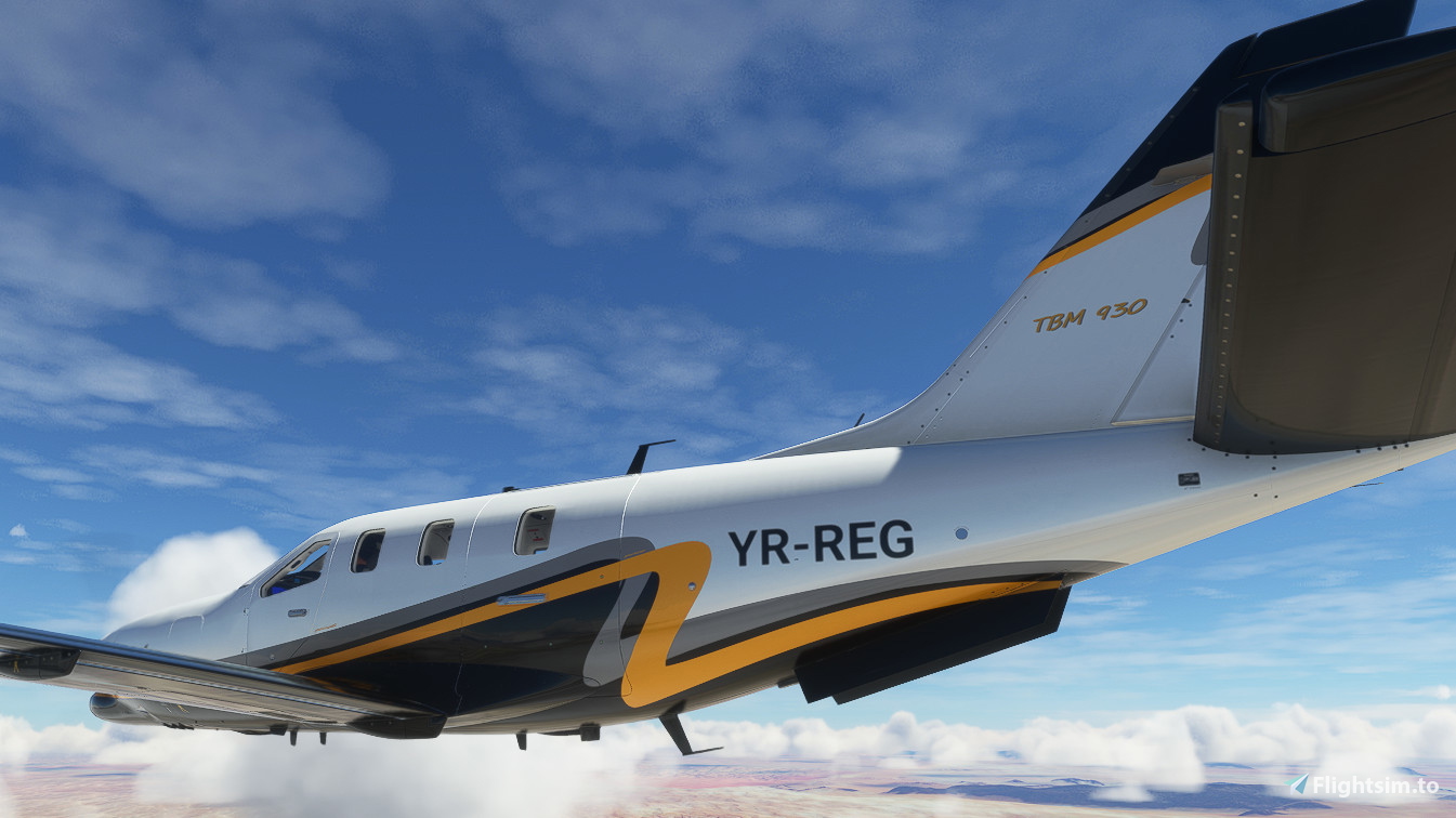 TBM 930 grand business style for Microsoft Flight Simulator | MSFS