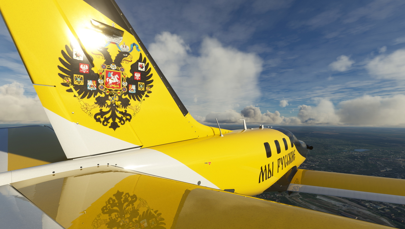 TBM 930 Livery Russian Imperial Flag Theme for Microsoft Flight ...