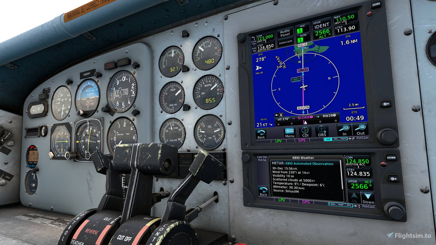 TDS GTN 750/650Xi Full Cockpit Integration for Blackbirdsim (Milviz ...