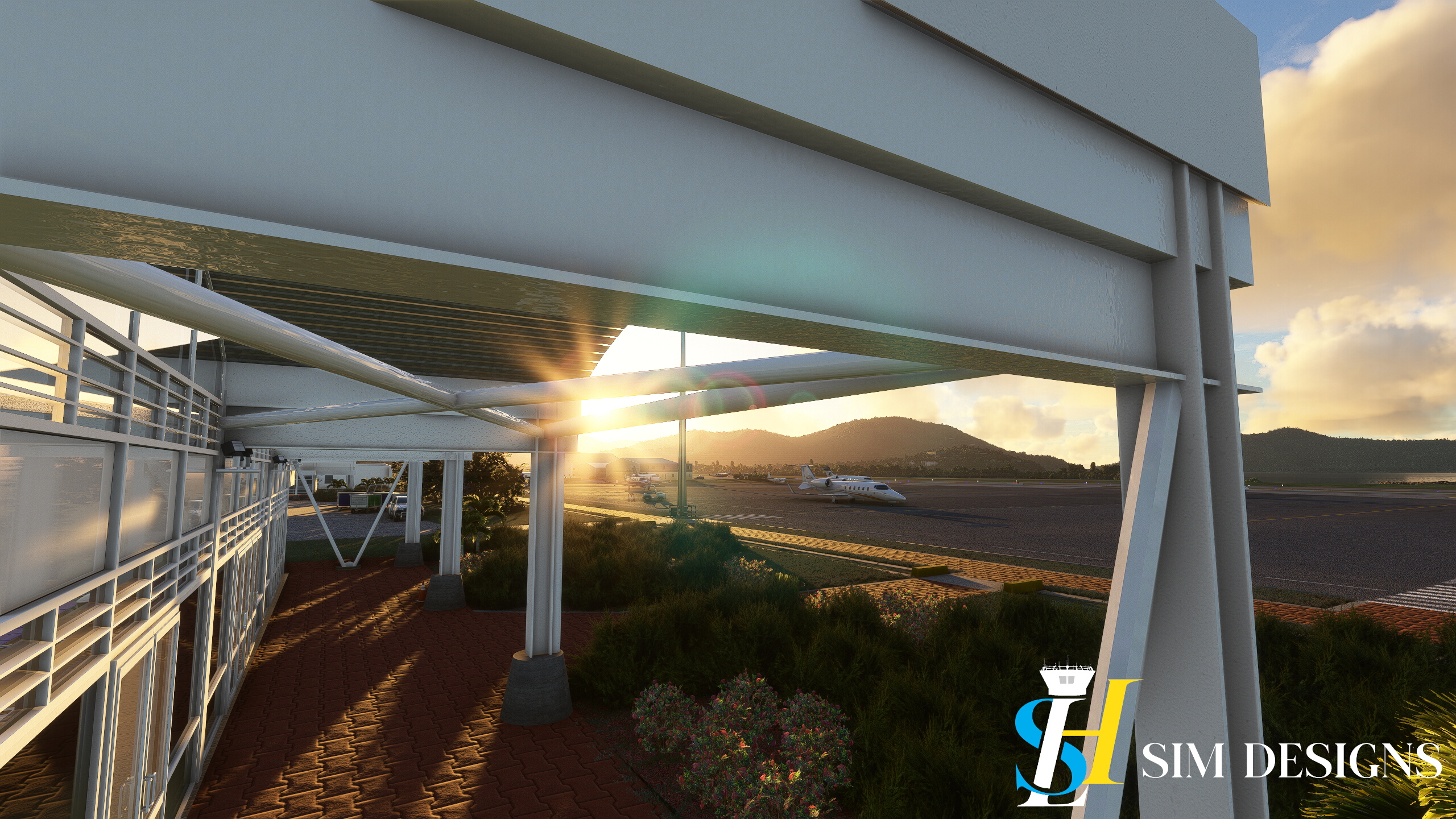 SLH Sim Designs - Terrance B. Lettsome Intl. - British Virgin Islands ...