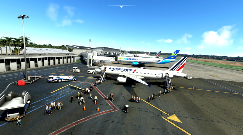 TFFR LE RAIZET POINT A PITRE Taxi2gate GSX profile for Microsoft Flight ...