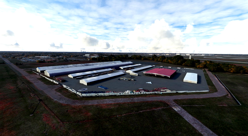 Tinker AFB, OK (KTIK) Photogrammetry for Microsoft Flight Simulator | MSFS
