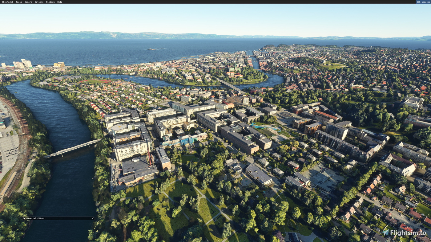 Trondheim - High detail [1/2] for Microsoft Flight Simulator | MSFS