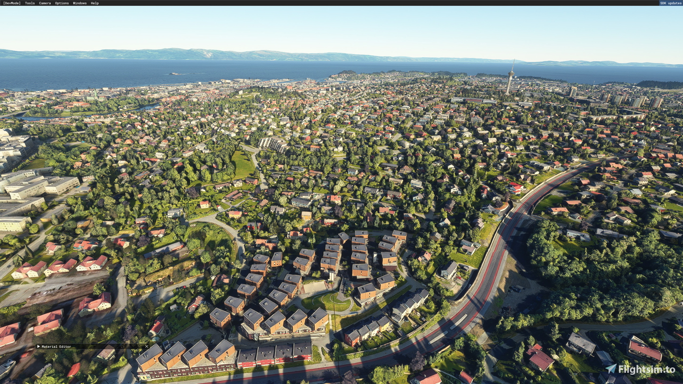 Trondheim - High detail [1/2] for Microsoft Flight Simulator | MSFS