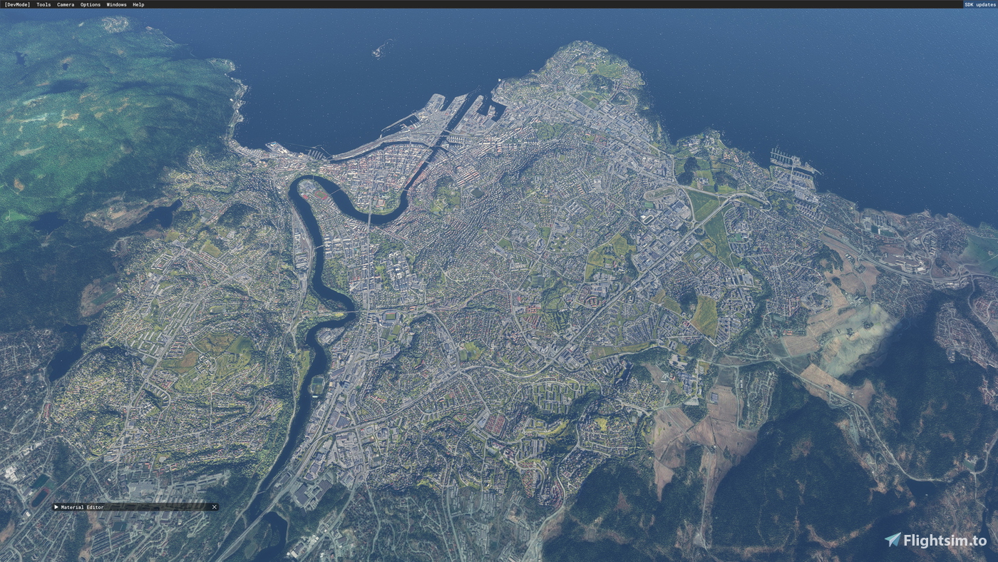 Trondheim - High detail [1/2] for Microsoft Flight Simulator | MSFS