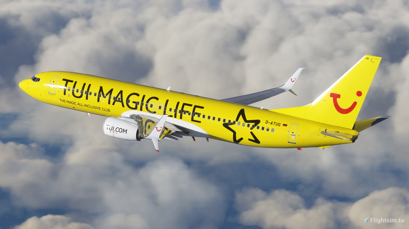 Tuifly [D-ATUG Magic Life] w/Cabin PMDG B737-800 for Microsoft Flight ...