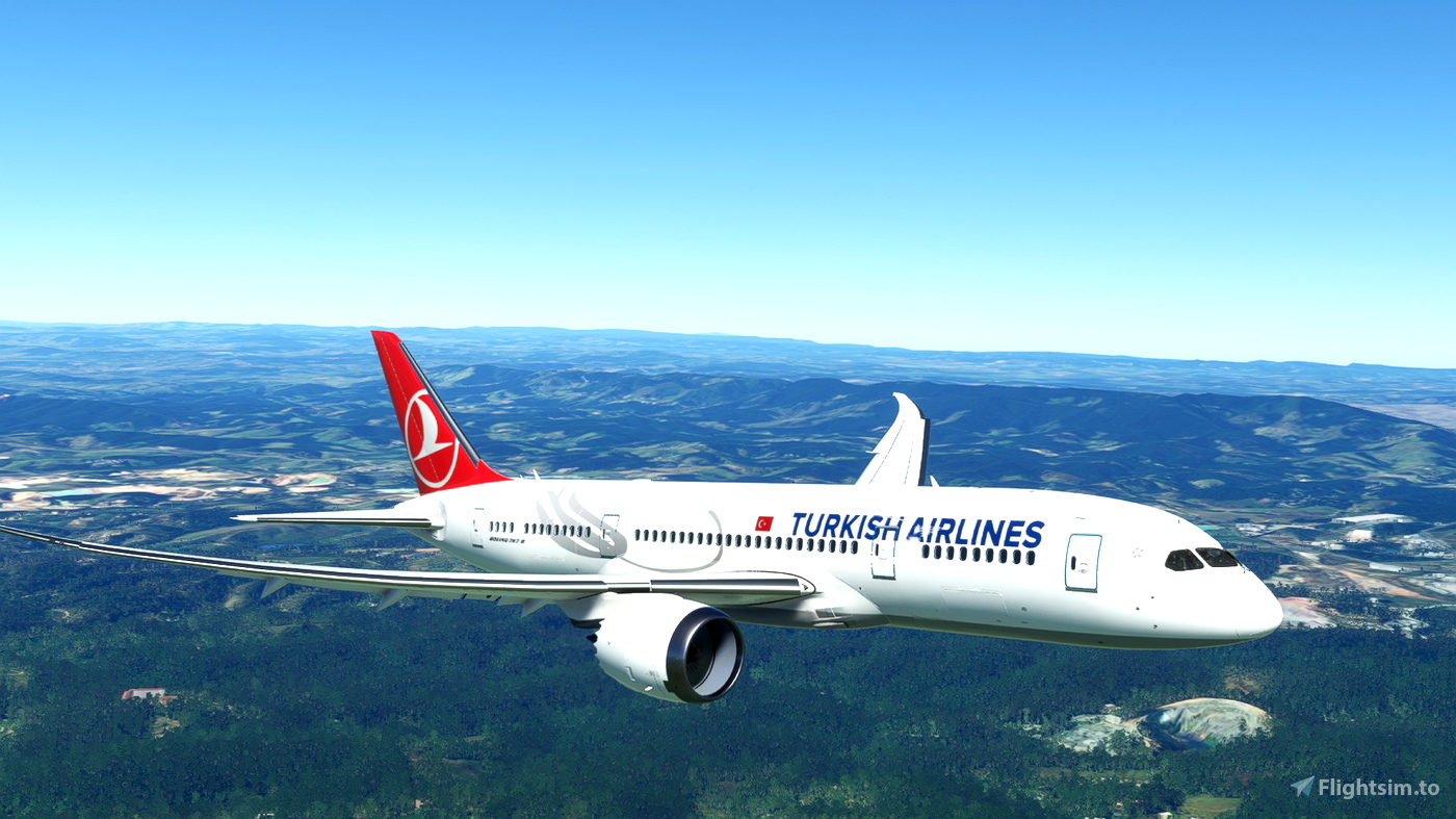Turkish Airlines Livery for the Kuro 787-8 for Microsoft Flight ...