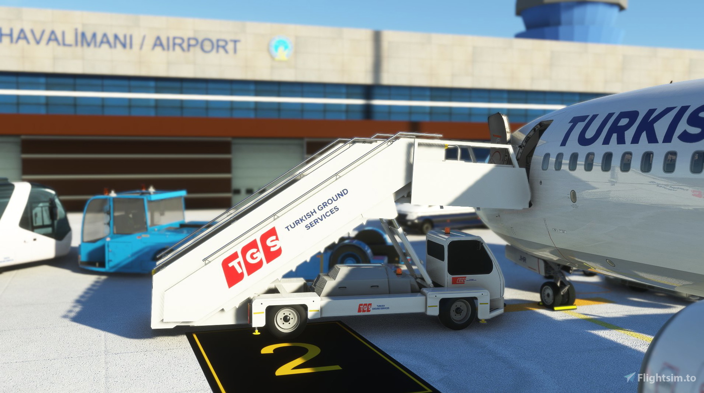 Turkish Ground Service for PMDG B738 for Microsoft Flight Simulator | MSFS