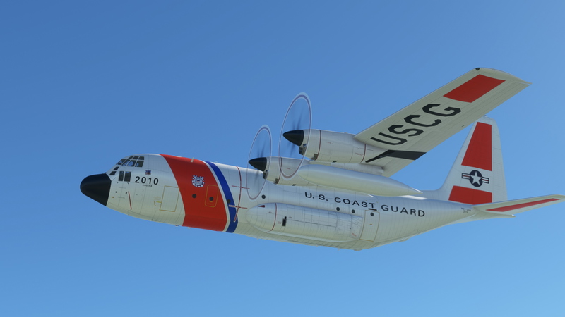 U.S. COAST GUARD C-130 for Microsoft Flight Simulator | MSFS