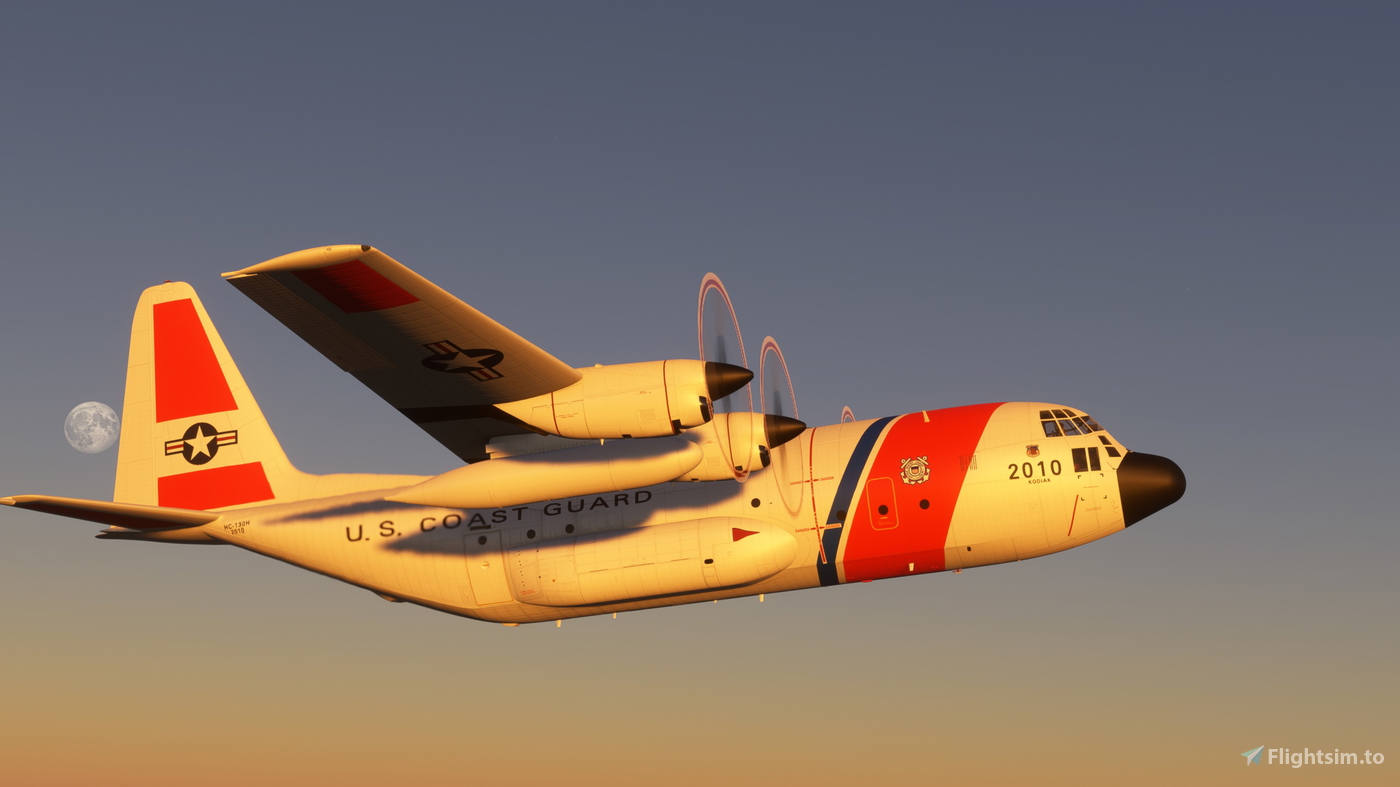 U.S. COAST GUARD C-130 for Microsoft Flight Simulator | MSFS