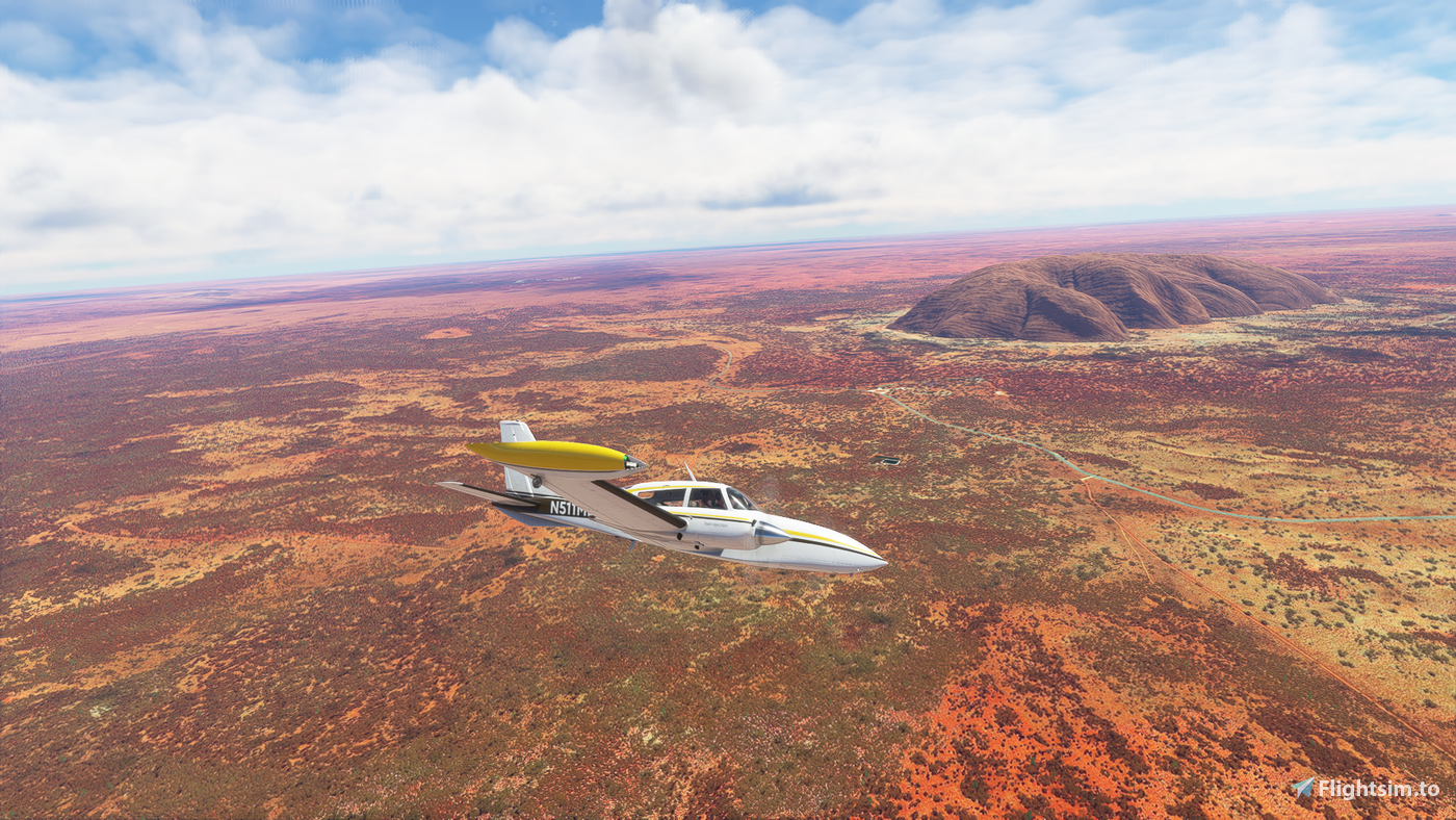 Uluru / Ayers Rock Flight Plan 对于 Microsoft Flight Simulator | MSFS