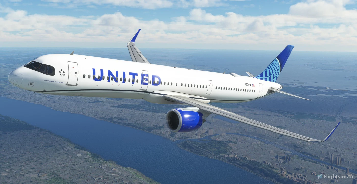 United Airlines "2019 livery" "N321UA" LatinVFR A321 Neo leap for ...