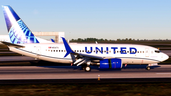 United Airlines [4K] "Mismatched Radome" N14371 for Microsoft Flight ...