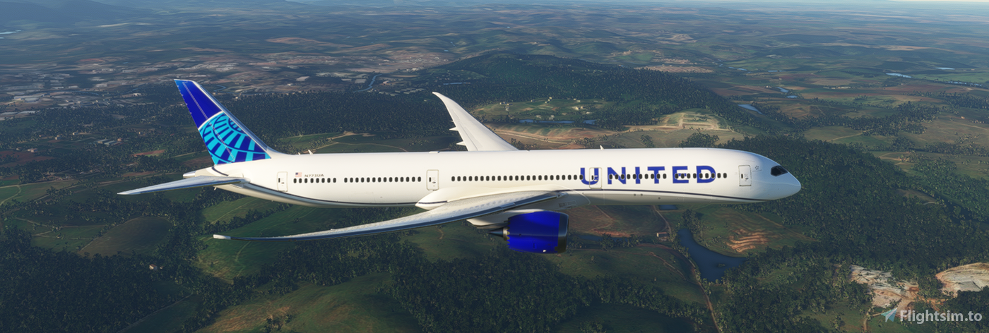 United Airlines B787 COLORS for Microsoft Flight Simulator | MSFS