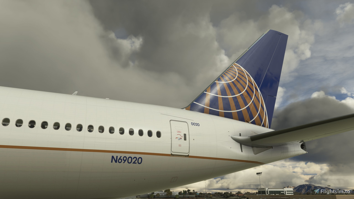 UNITED AIRLINES N69020 for Microsoft Flight Simulator | MSFS
