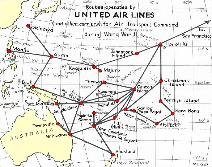 United Airlines Pacific Campaign Route for Microsoft Flight Simulator ...