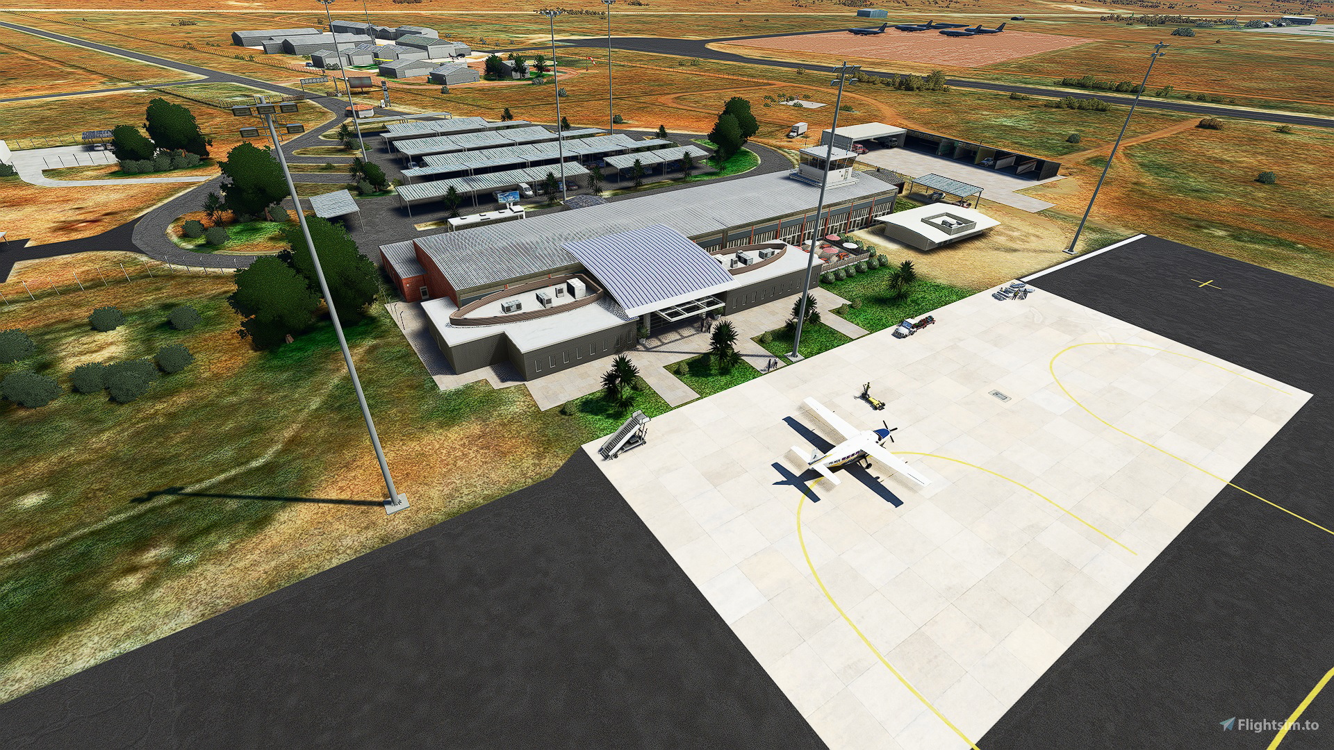 Upington International Airport (FAUP) Visual Improvement » Microsoft ...