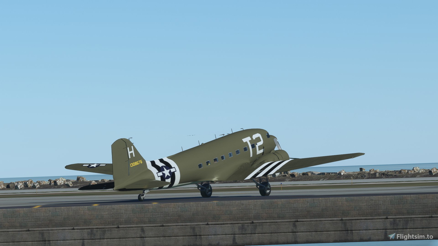 US army air corps DC-3/C47 for Microsoft Flight Simulator | MSFS