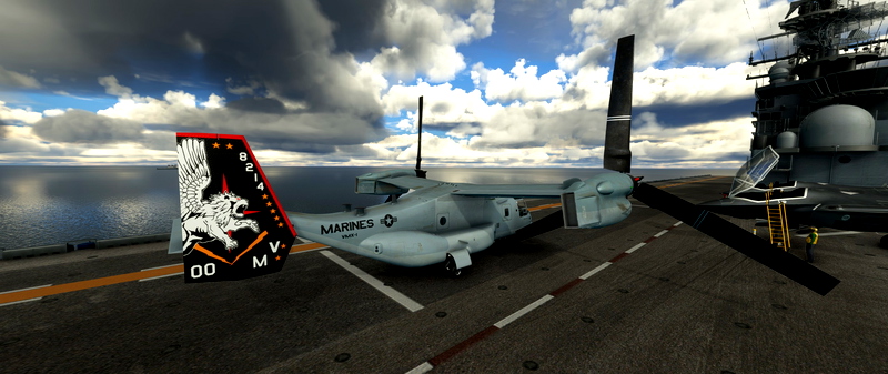 USMC MV-22B Osprey VMX-1 Flying Lions for Microsoft Flight Simulator | MSFS