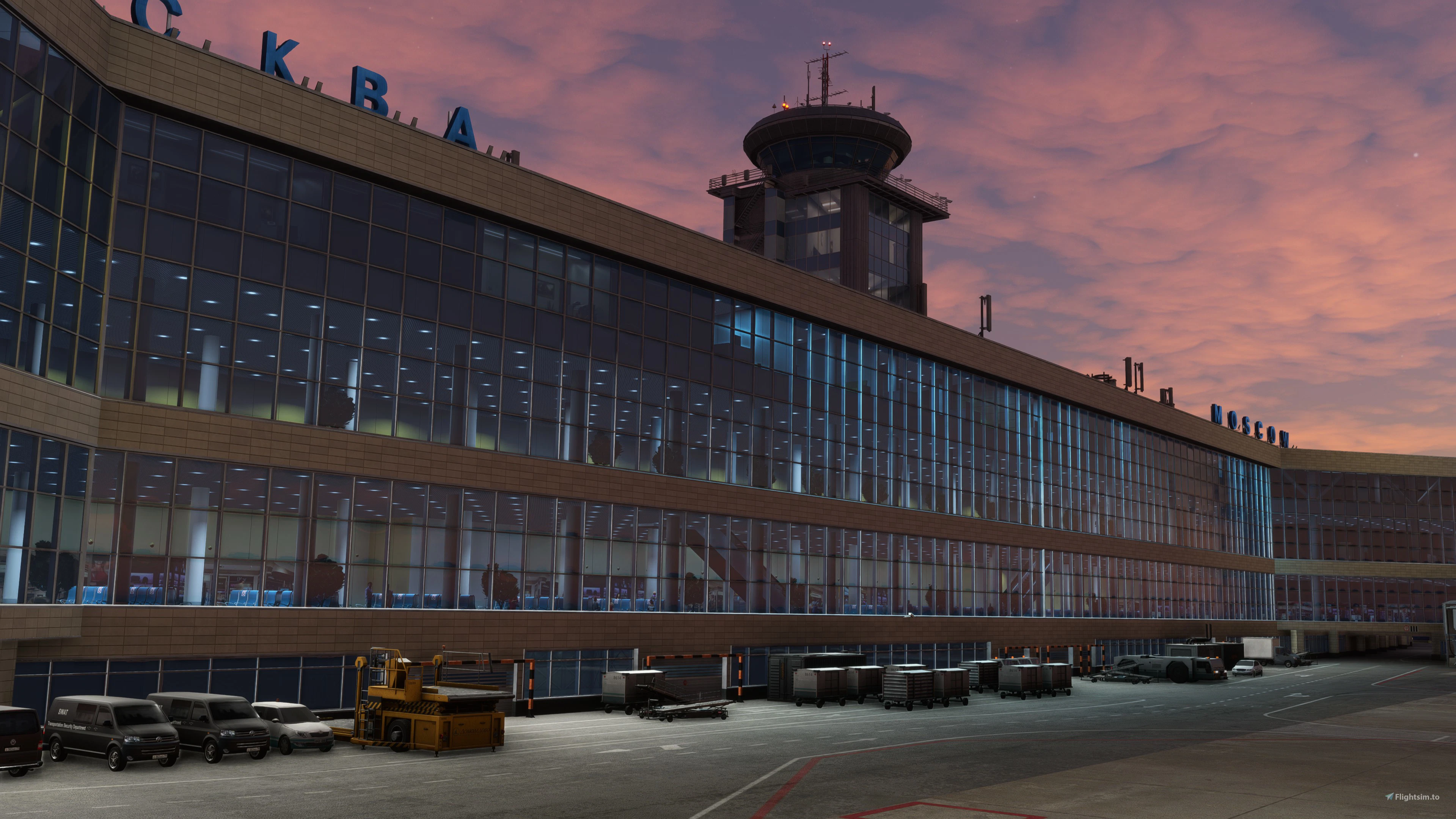 Digital Design - UUDD - Domodedovo Airport for Microsoft Flight ...