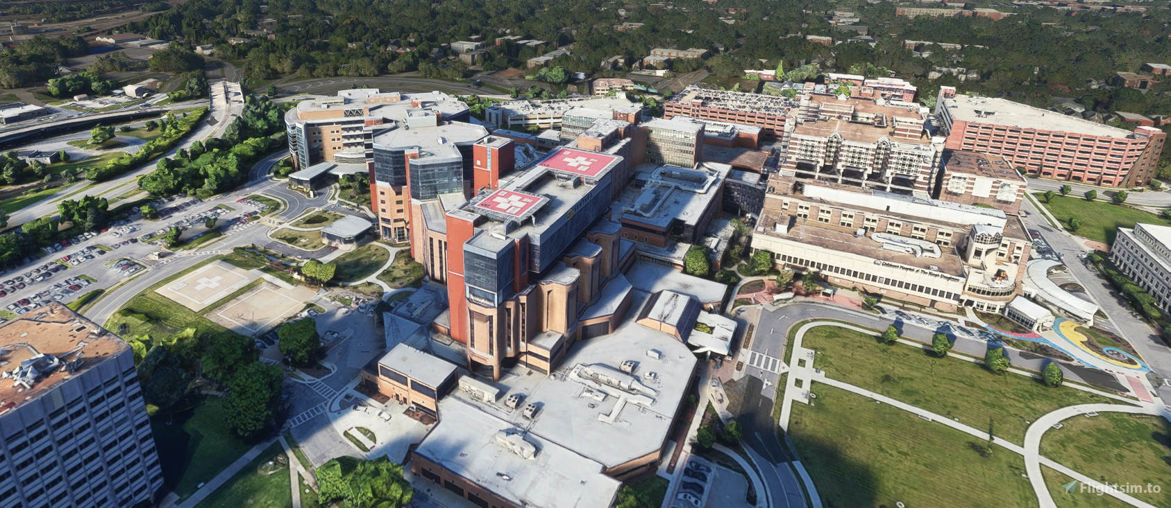 VA88 Sentara Norfolk General Hospital VA for Microsoft Flight Simulator ...