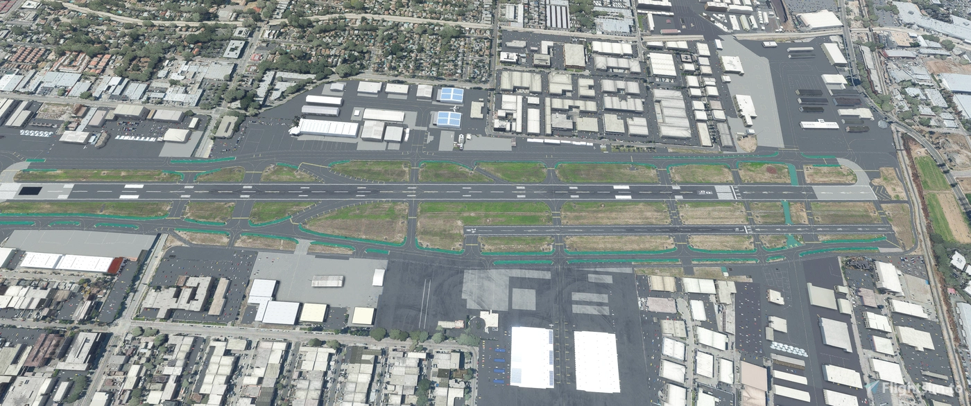 Van Nuys Airport, Van Nuys CA USA - KVNY V1.8 for Microsoft Flight ...