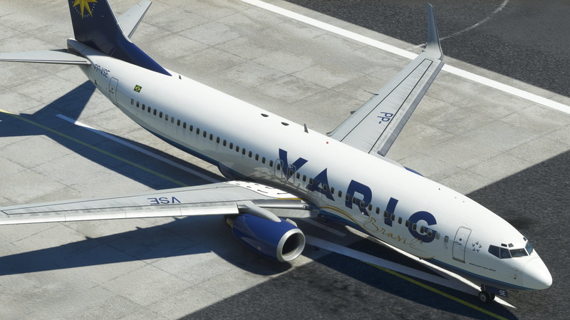 VARIG 737-800 PP-VSE PMDG (circa 2005) for Microsoft Flight Simulator ...