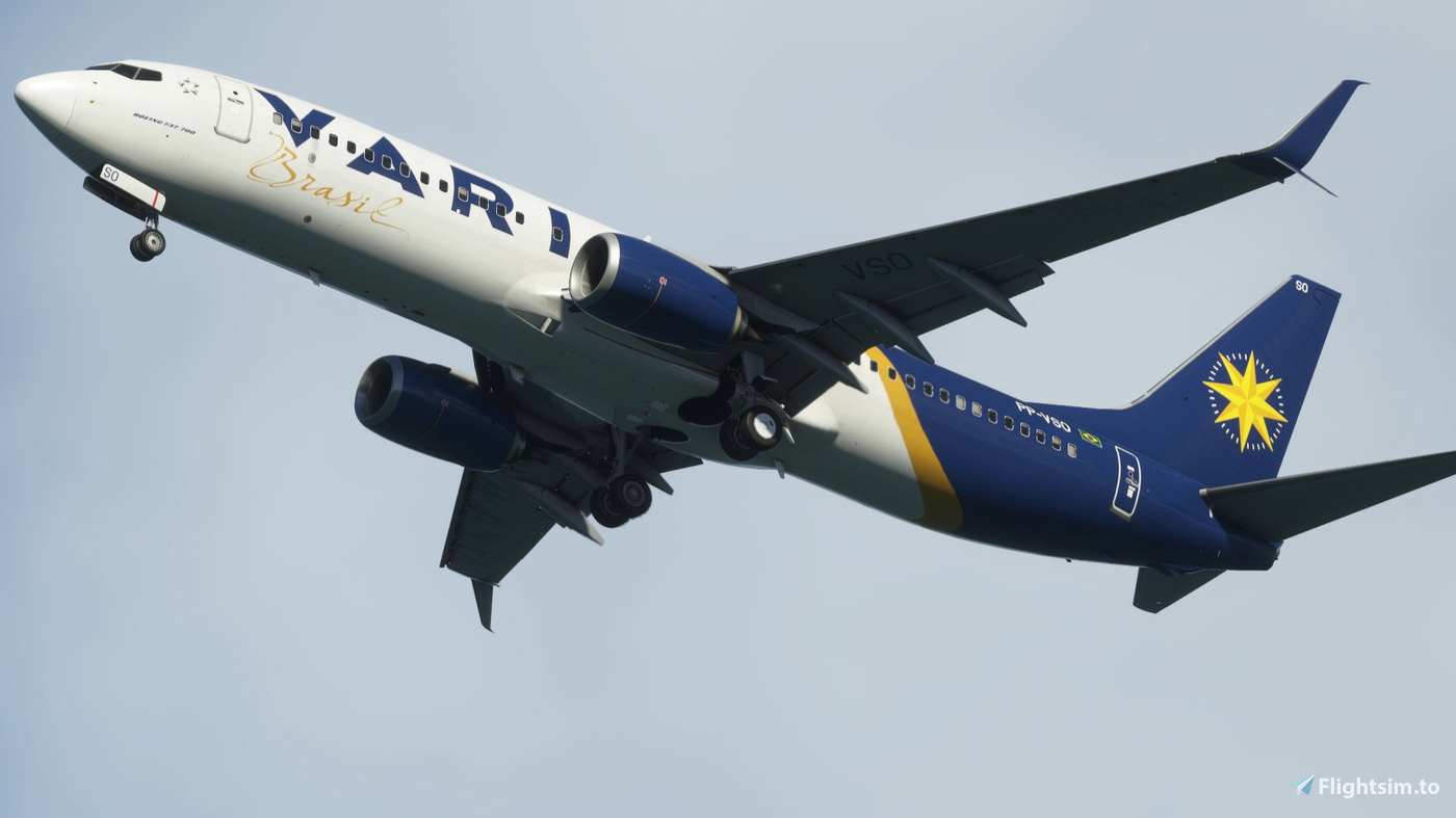 VARIG 737-800 PP-VSO PMDG (PT-SSO based) for Microsoft Flight Simulator ...